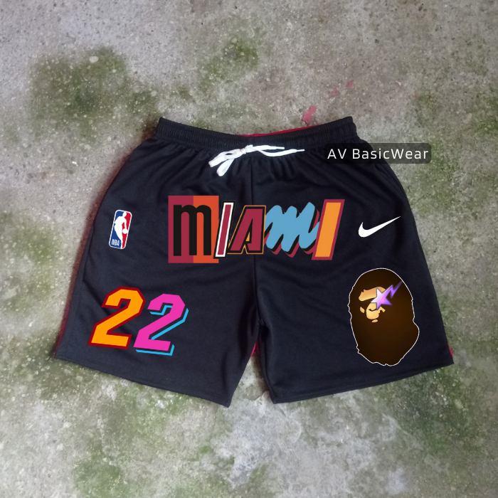 #22 Miami Bathing Ape (BAPE) Drifit Jersey Basketball Shorts for Men ...