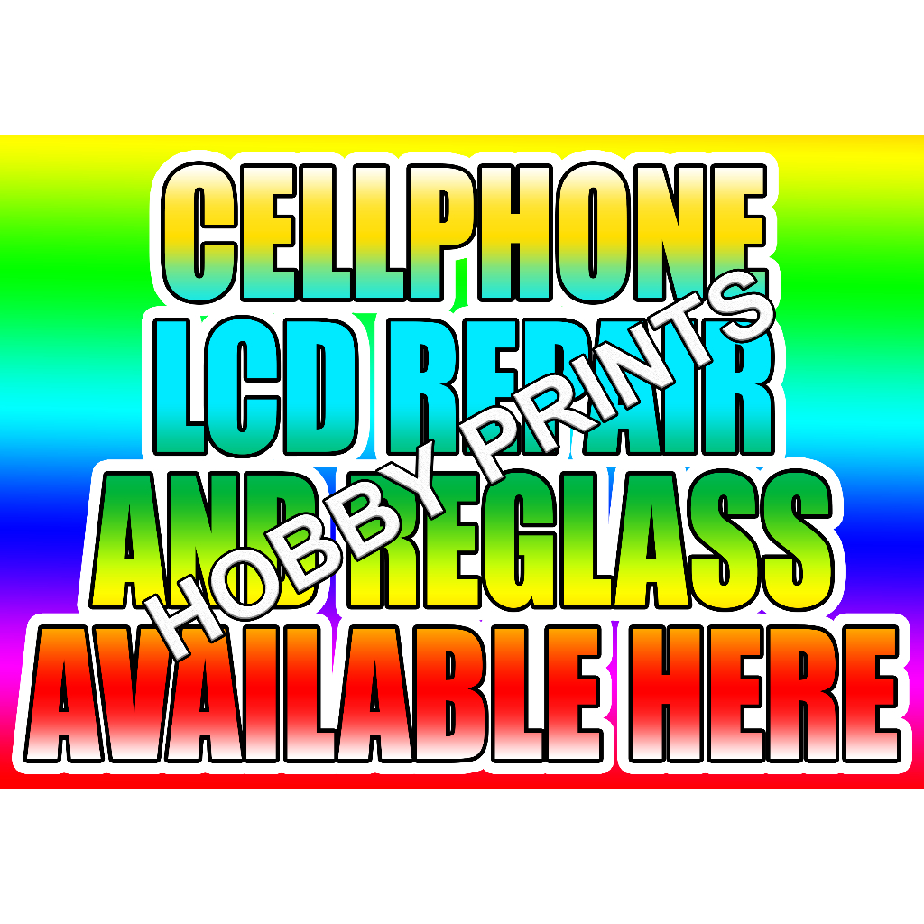 LCD Repair Signage Laminated Signage | Shopee Philippines