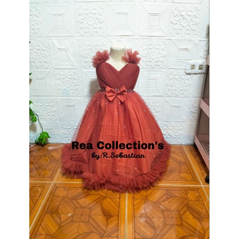 FLOWERGIRLS GOWNS TULLE RAFFLES | Shopee Philippines