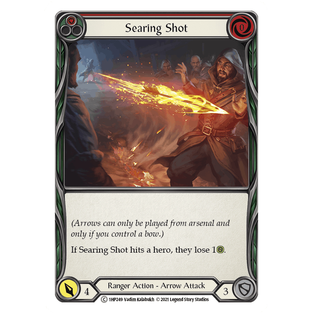 FAB Singles Searing Shot - History Pack Vol.1 (1HP) Flesh and Blood TCG ...
