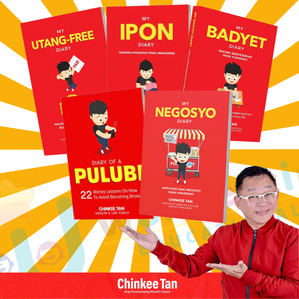 CHINKEE TAN BOOKS (DIARY OF A PULUBI/ IPON/ BADYET/ UTANG-FREE/ NEGOSYO/ YAYAMANIN/ SAMPUNG UTOS ...