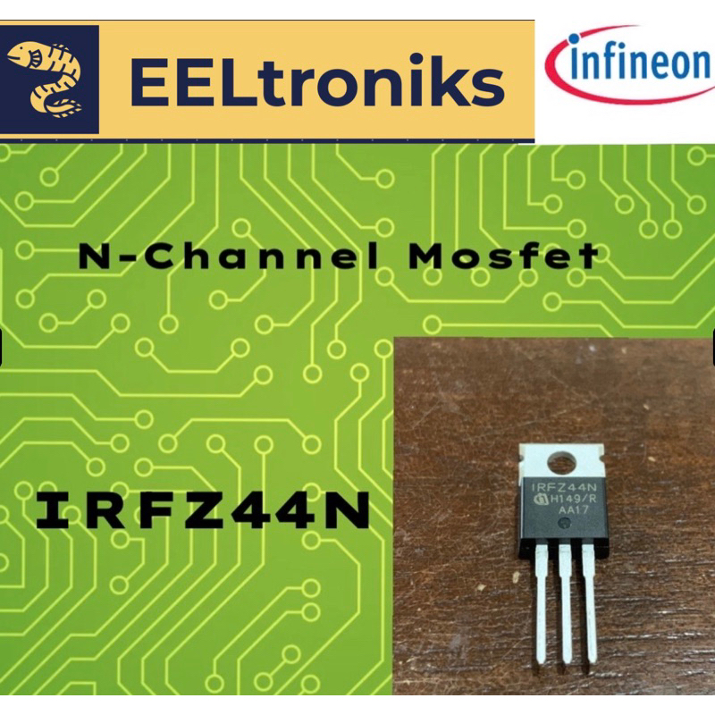 TRANSISTOR IRFZ44N INFINEON & IR BRAND POWER MOSFET ORIGINAL | Shopee Philippines