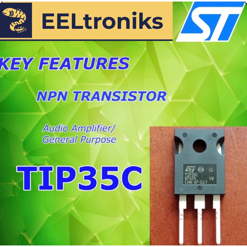 TIP35C TIP-35C NPN TRANSISTOR ORIGINAL | Shopee Philippines