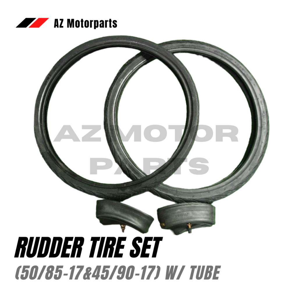 Rudder Tire set (50/85-17&45/90-17) w/ tube | Shopee Philippines