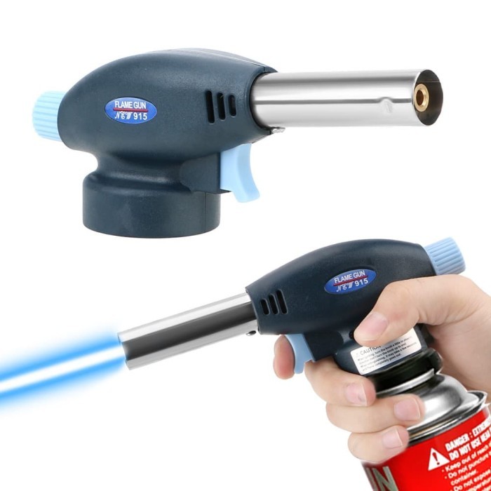 Gas Flame Gun With Butane Auto Ignition Jet Burner Welding Torch Gas Blow Flame | Shopee Philippines