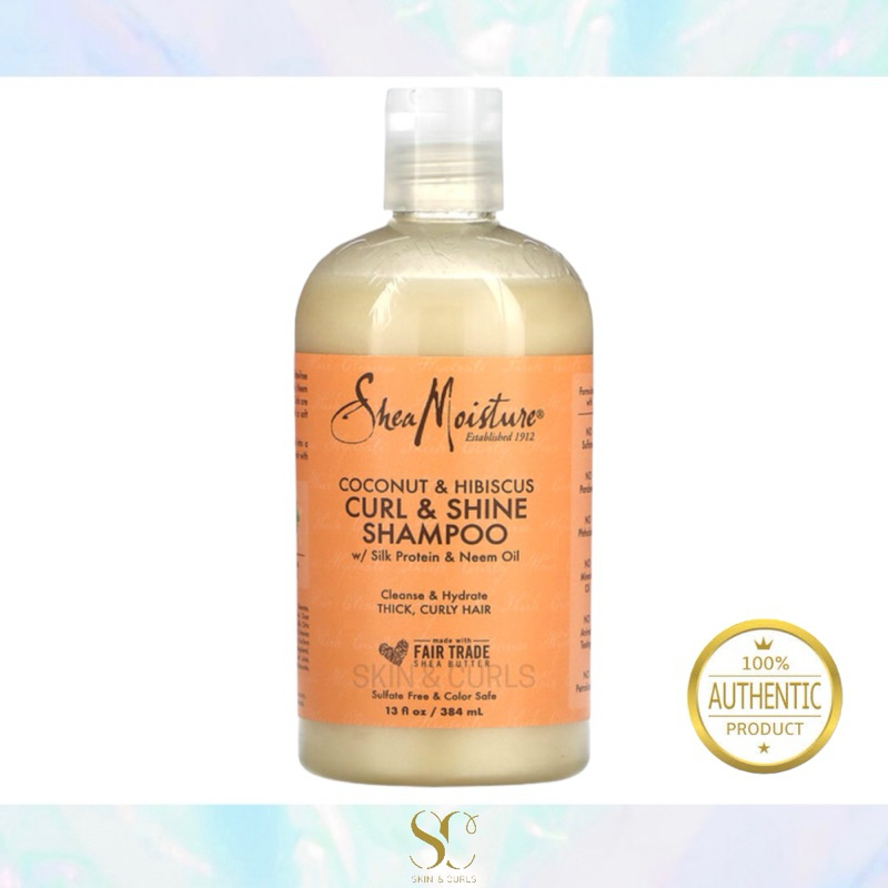Sheamoisture Coconut And Hibiscus Curl And Shine Shampoo Shea Moisture
