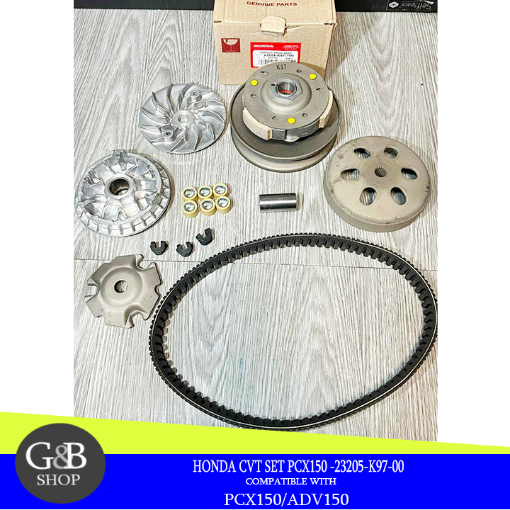GB HONDA CVT SET FOR PCX 150/ADV150 - 23206-K97-T00 | Shopee Philippines