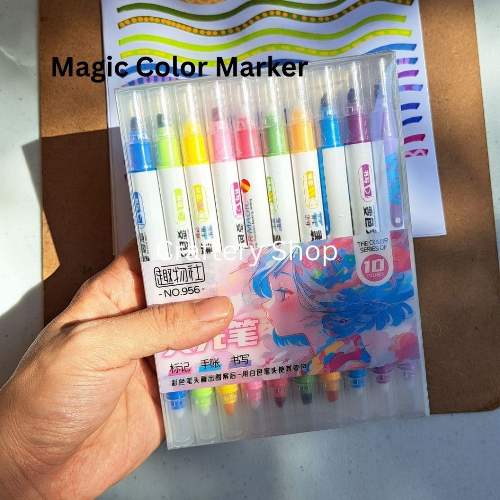 Magic Color Markers Set 10 colors | Shopee Philippines