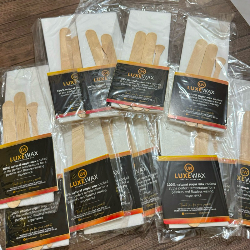 Luxewax Strips Reusable Wax And Brow Applicator Extra Waxing Strips ...