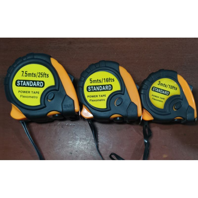 Standard power tape 3M, 5M, 7.5M meter. Measurement meter/ ruller measure/ measuring tape ...