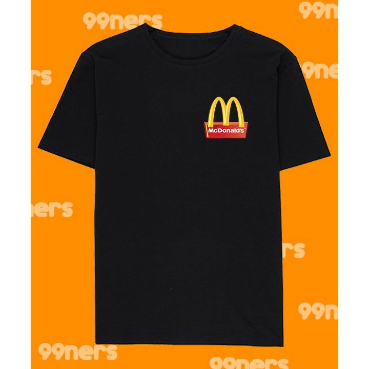 Mcdonalds Mcdo Shirt Good Quality Cotton Unisex | Shopee Philippines