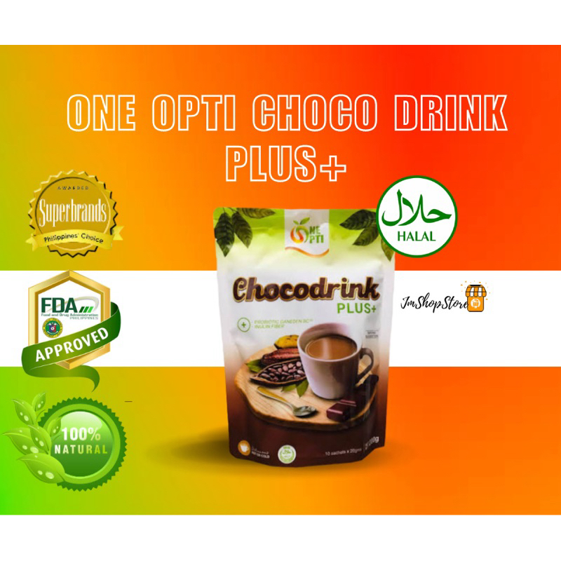 One Opti Choco Drink Plus+(100% Legit) | Shopee Philippines