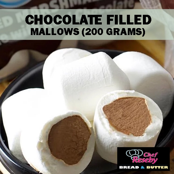 Chocolate-Filled Mallows Mallowpuff for Graham Ball and Hot Chocolate ...