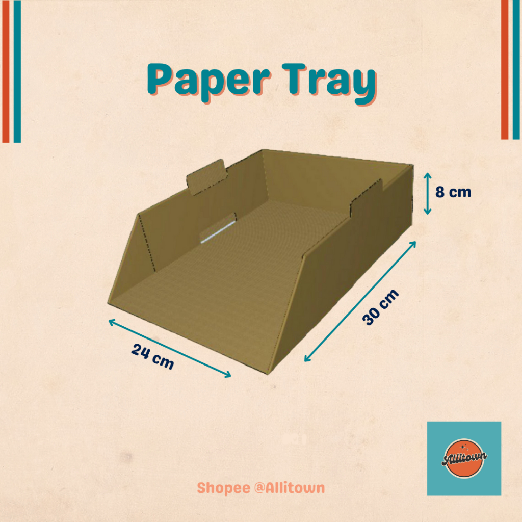 File Organizer / Paper Tray / File Data Storage Rack (CORRUGATED BOARD ...