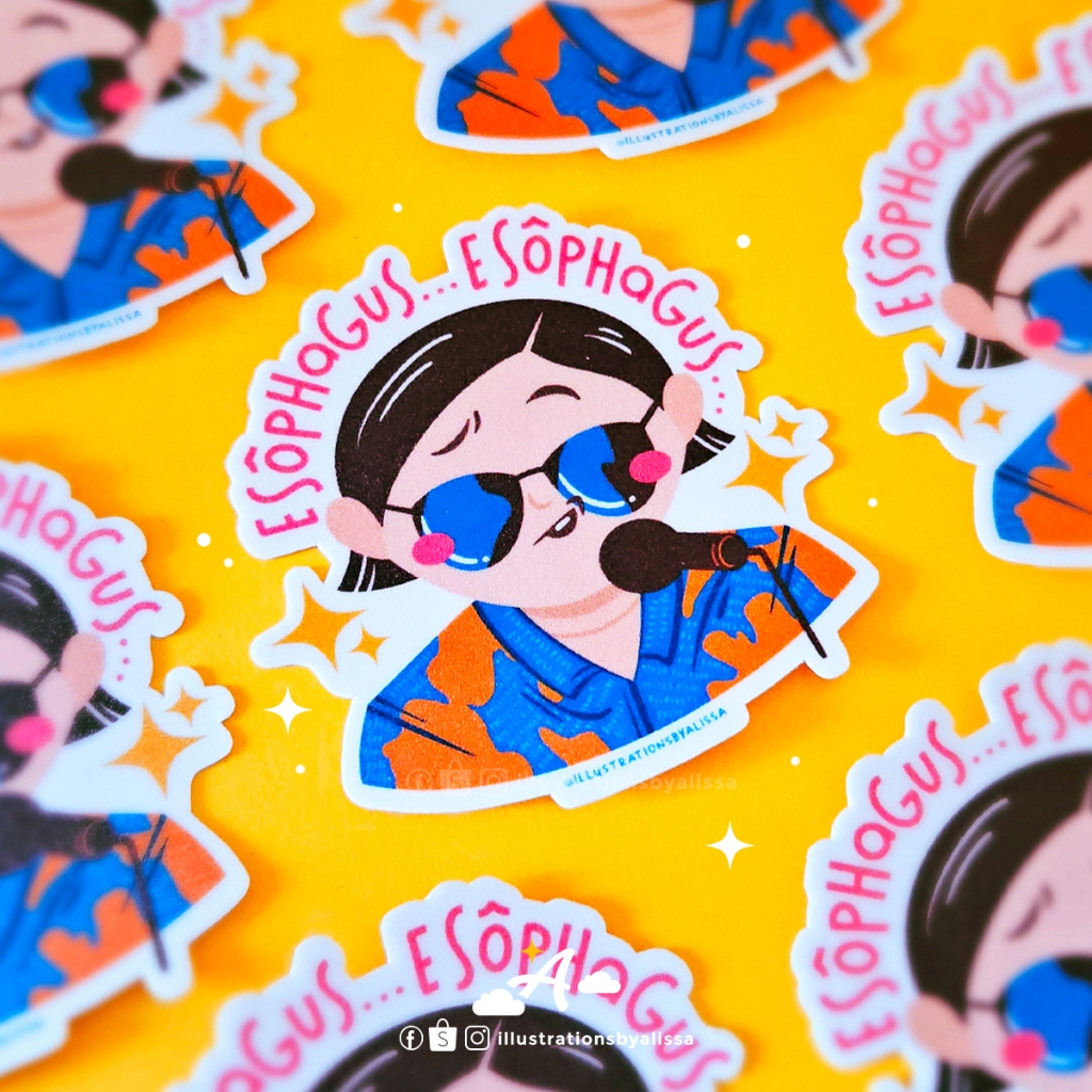 Esophagus Yasmin Asistido Meme Water Resistant Vinyl Sticker | Shopee ...