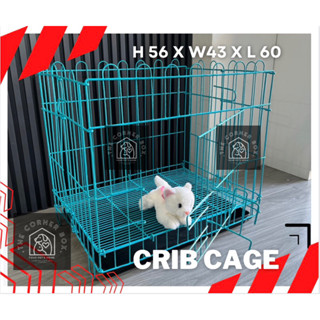 COLLAPSIBLE CRATE CAGE / CRIB TYPE / OPEN TOP CAGE H56 x W43 x L60cm ...