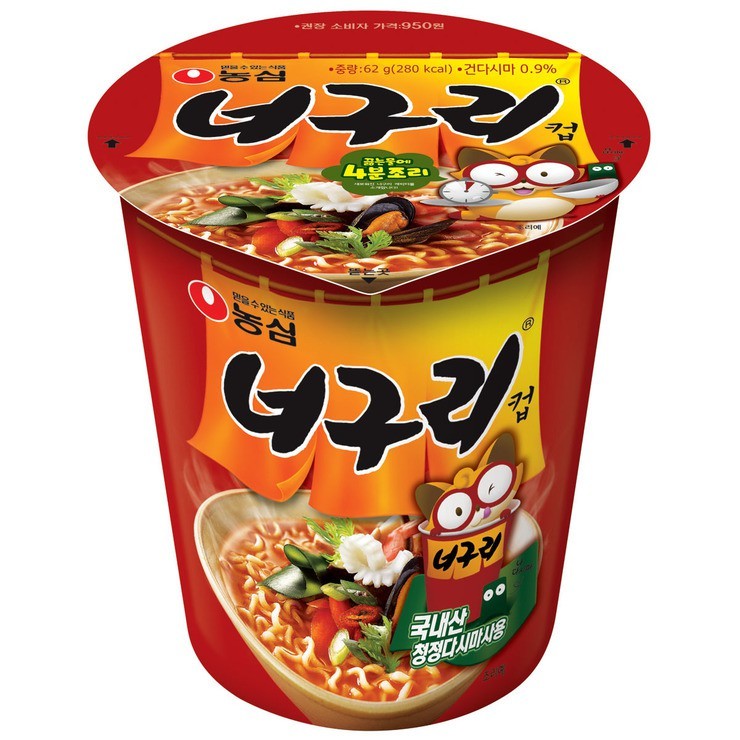 Nongshim Neoguri Spicy Seafood Small Cup 62g | Shopee Philippines