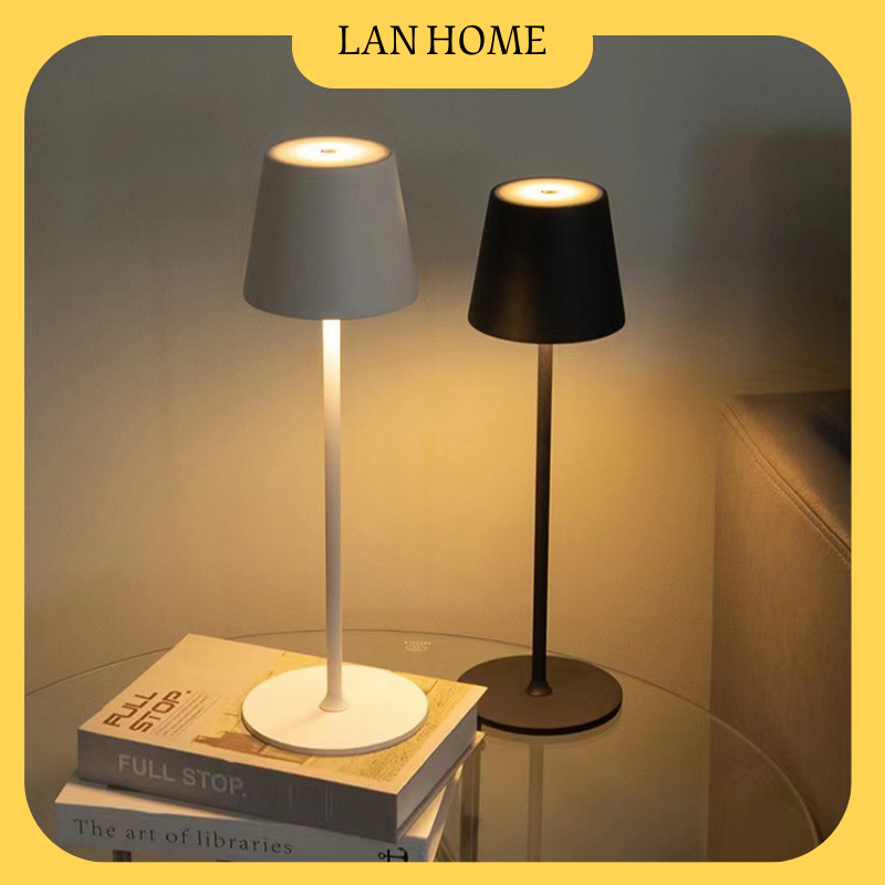 Table Lamp Bedside Lamp Rechargeable LED Lamp Learning Reading ...