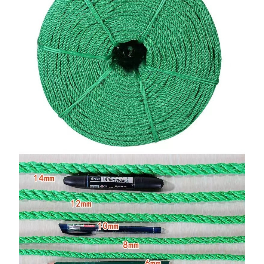 3mm Raw material Polyethylene nylon rope anti-aging greenhouse rope ...