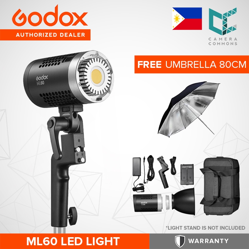 Godox ML60 60W Portable LED Monolight Light for Photography Studio ...