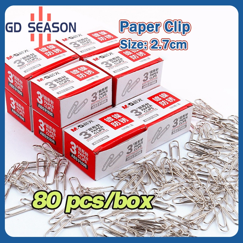 28mm 80 pcs/box Paper Clip mini small paper clip Document Organizing ...