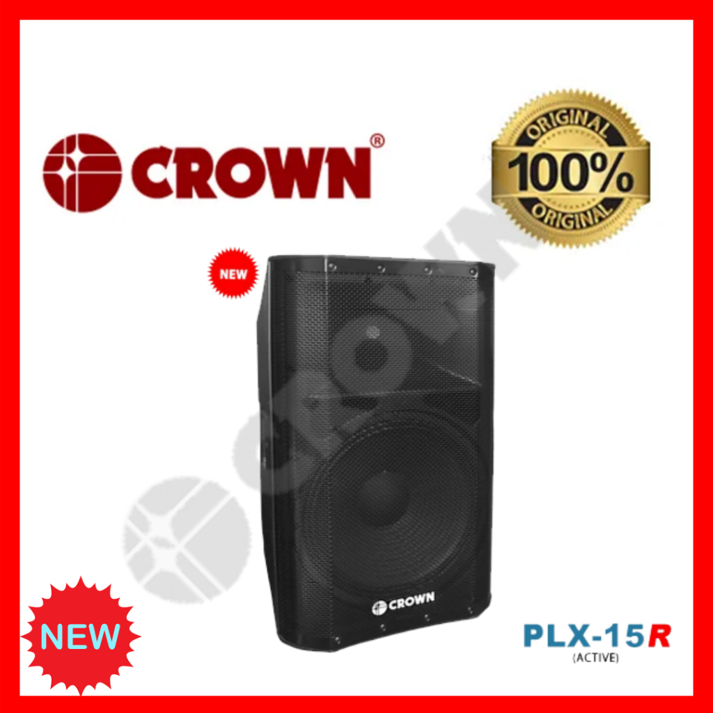 PLX-15R CROWN 15" PROFESSIONAL INSTRUMENTAL SPEAKER 500W | Shopee ...