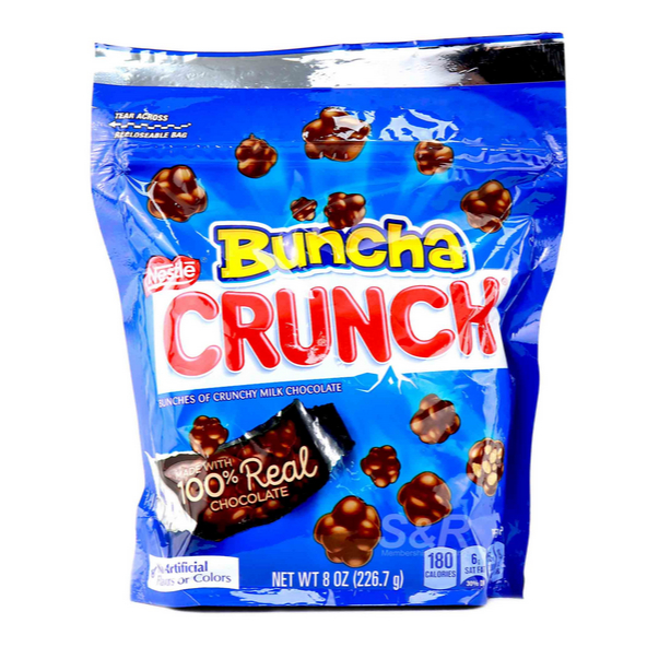 Nestle Crunch Buncha Milk Chocolate 226.7g | Shopee Philippines