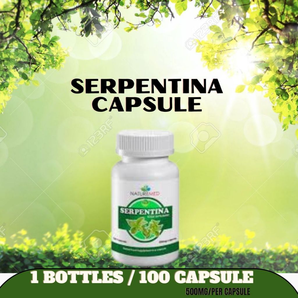1 Bottle Serpentina Capsule(Herbal Organic capsule) | Shopee Philippines