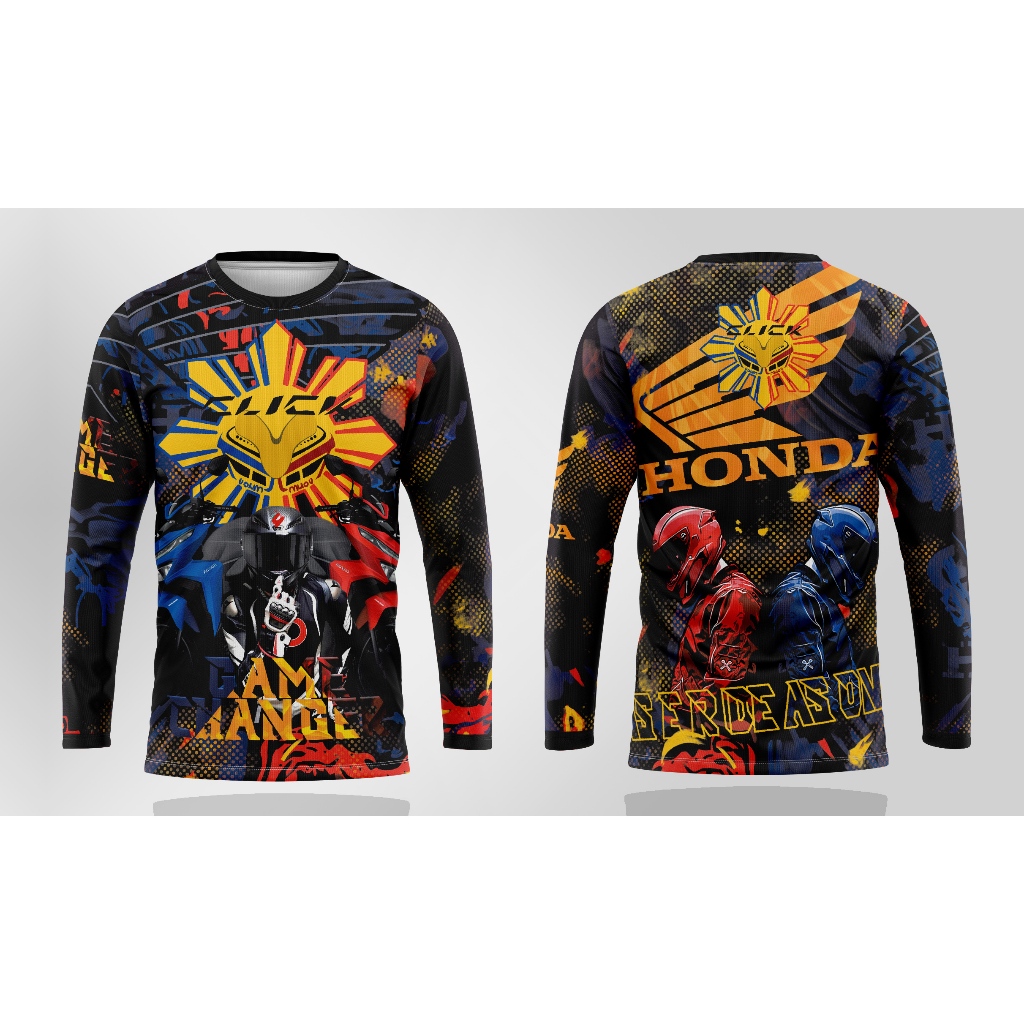 Long Sleeve Motocross Jersey For Men Dri Fit Motorcycle Sublimation Shirt Motor Bike Jersey ...