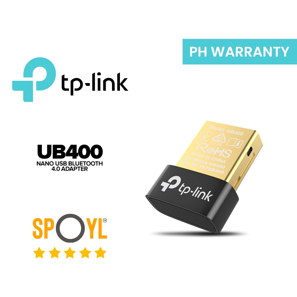 TP Link UB400 Bluetooth 4.0 Nano USB Adapter - Spoyl Store | Shopee ...