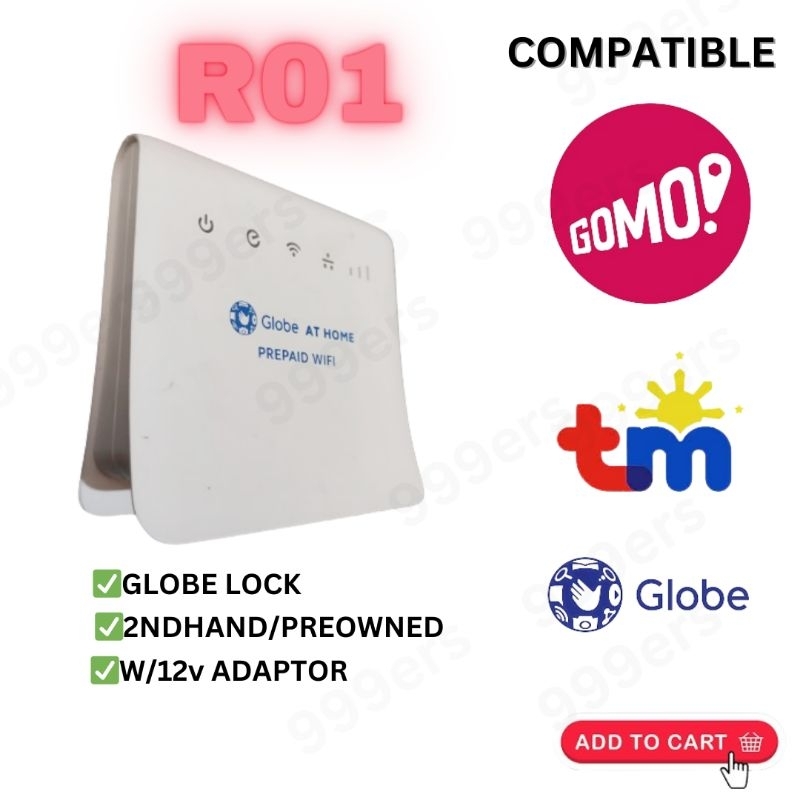 GLOBE PREPAID WIFI R01 (USED/2NDHAND) | Shopee Philippines