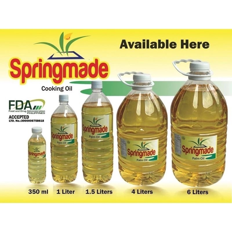 Springmade Cooking Oil,wholesale FDA approved, ang mantika ng bayan ...
