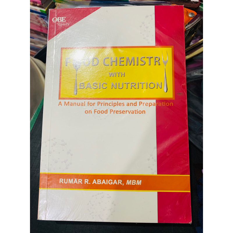 FOOD CHEMISTRY BOOK with Basic Nutrition | Shopee Philippines