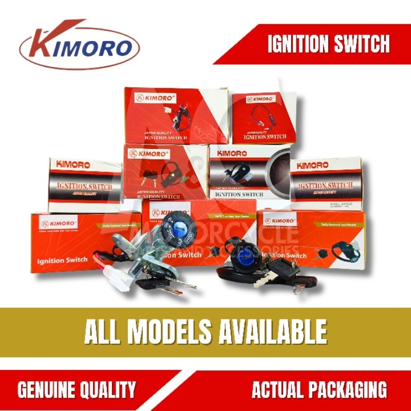Kimoro Ignition Switch Xrm, Wave, TMX, STX, Barako, Rusi, Mio, Lifan ...
