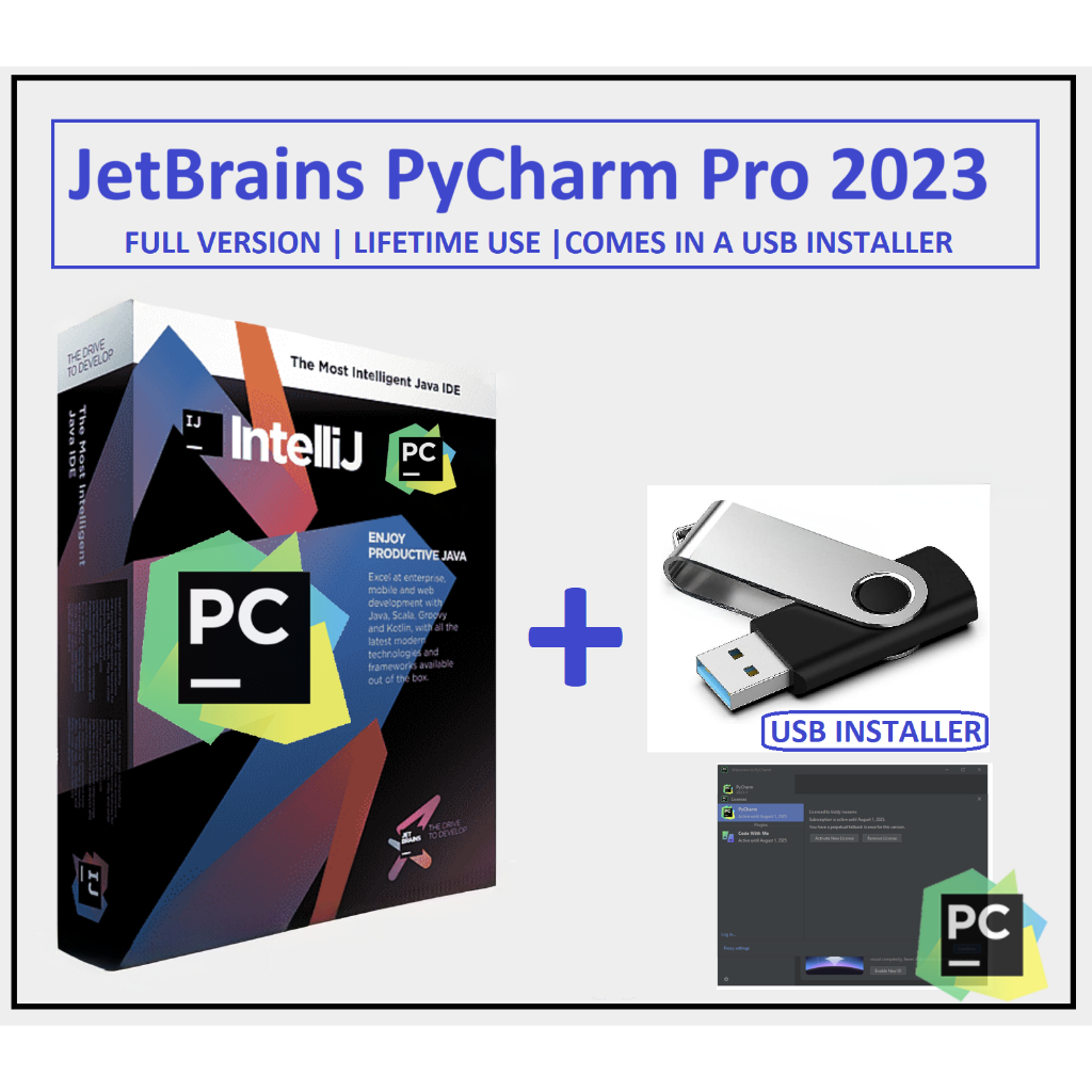 PyCharm Pro 2023 FULL VERSION | LIFETIME USE | NO EXPIRY | COMES IN A ...