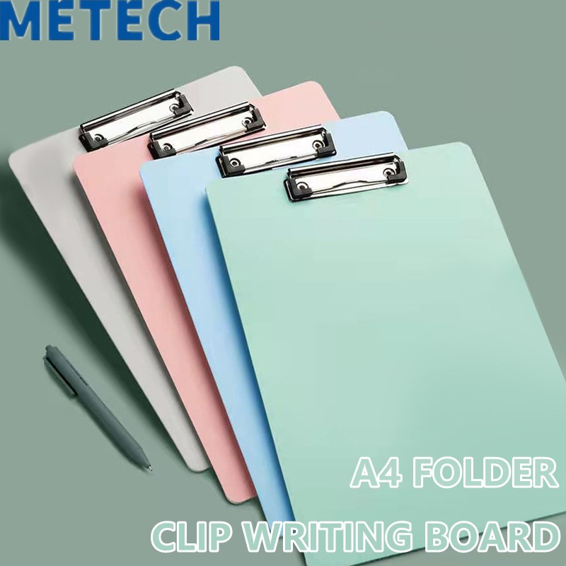 A4 Clip Board Writing Pad Hard Board Long Clip Pad File Paper Folder ...