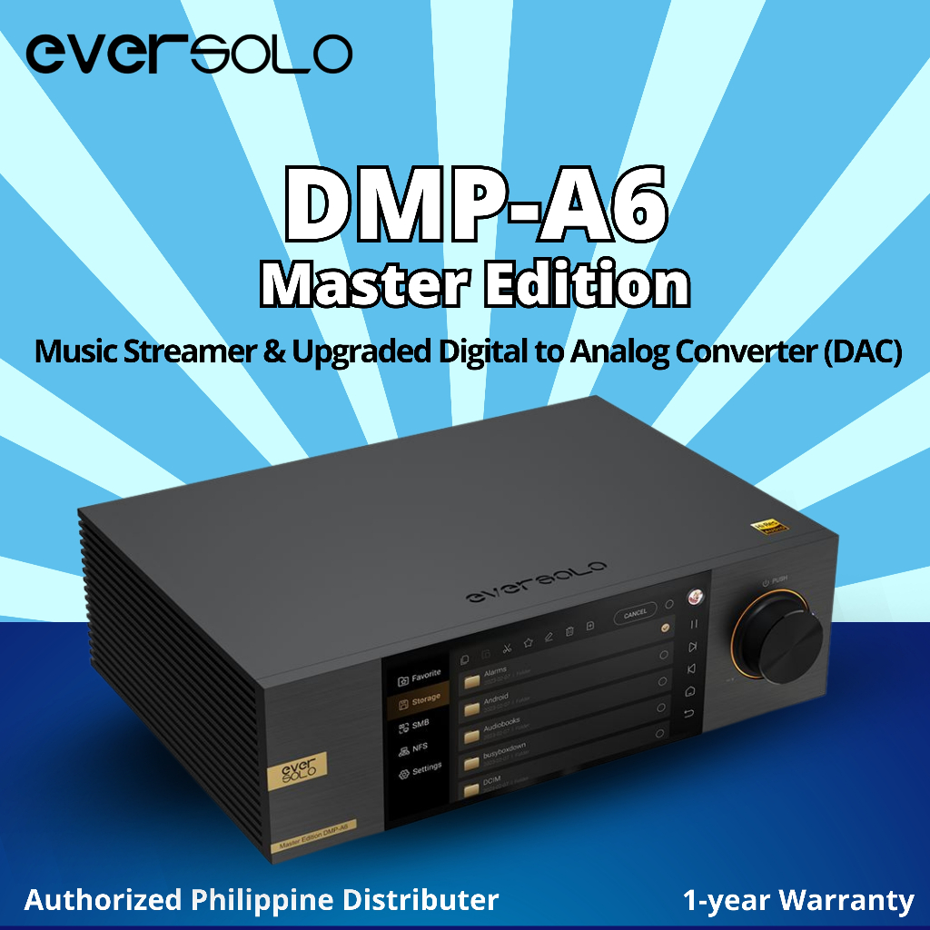 Eversolo DMP-A6 MASTER EDITION Streamer , Network Player, Music Service and Streaming | Shopee ...