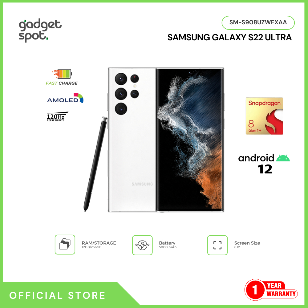 Samsung Galaxy S22 Ultra 256 GB Phantom White | Shopee Philippines
