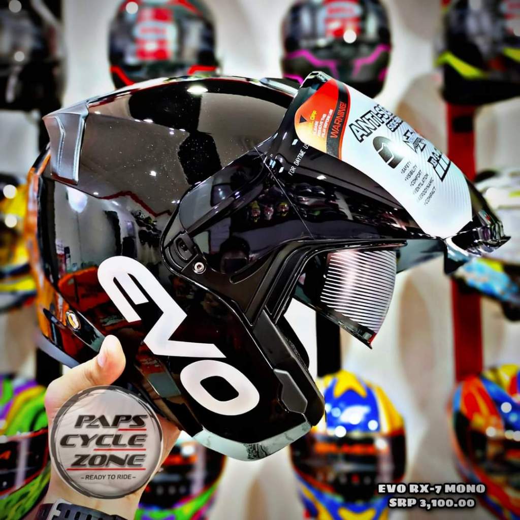 EVO RX-7 MONO HALF FACE HELMET | Shopee Philippines