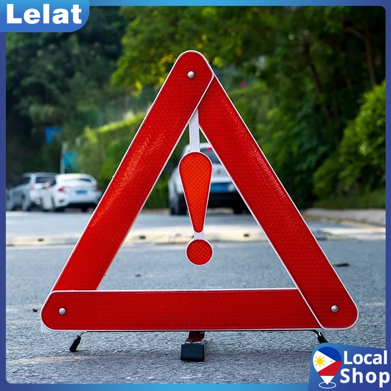 Triangle Sign Reflective Triangle Car Safety Warning Emergency Road ...
