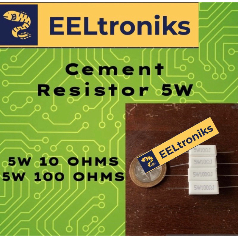 CEMENT RESISTOR 5W 10 OHMS/ 5W 100 OHMS (2pcs/Set) | Shopee Philippines