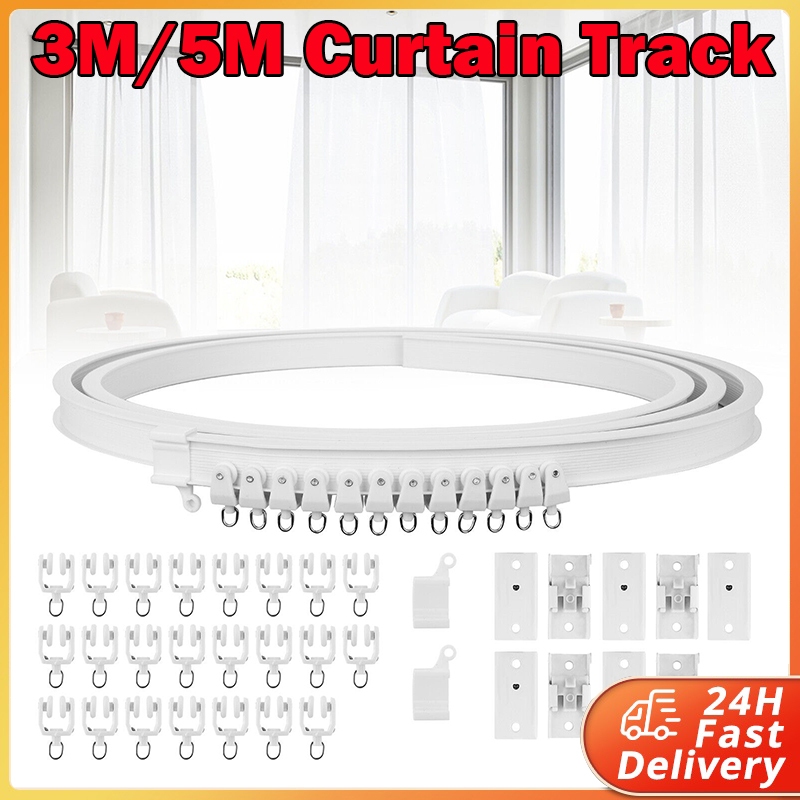 Bay Window Curtain Track