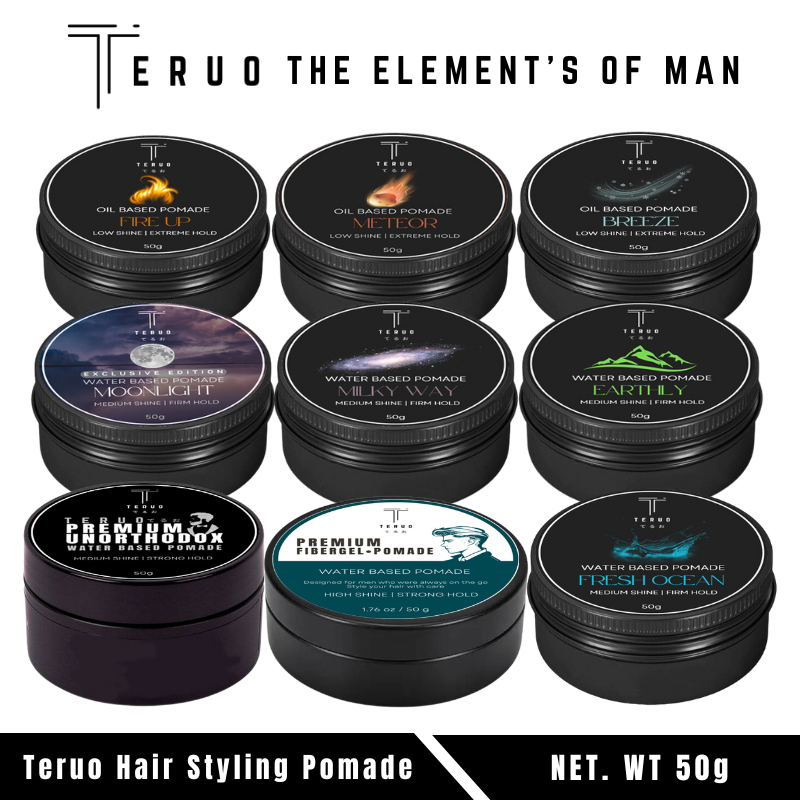TERUO 50g Hair Pomade | Water-Based, Oil-Based or Unorthodox Pomade ...