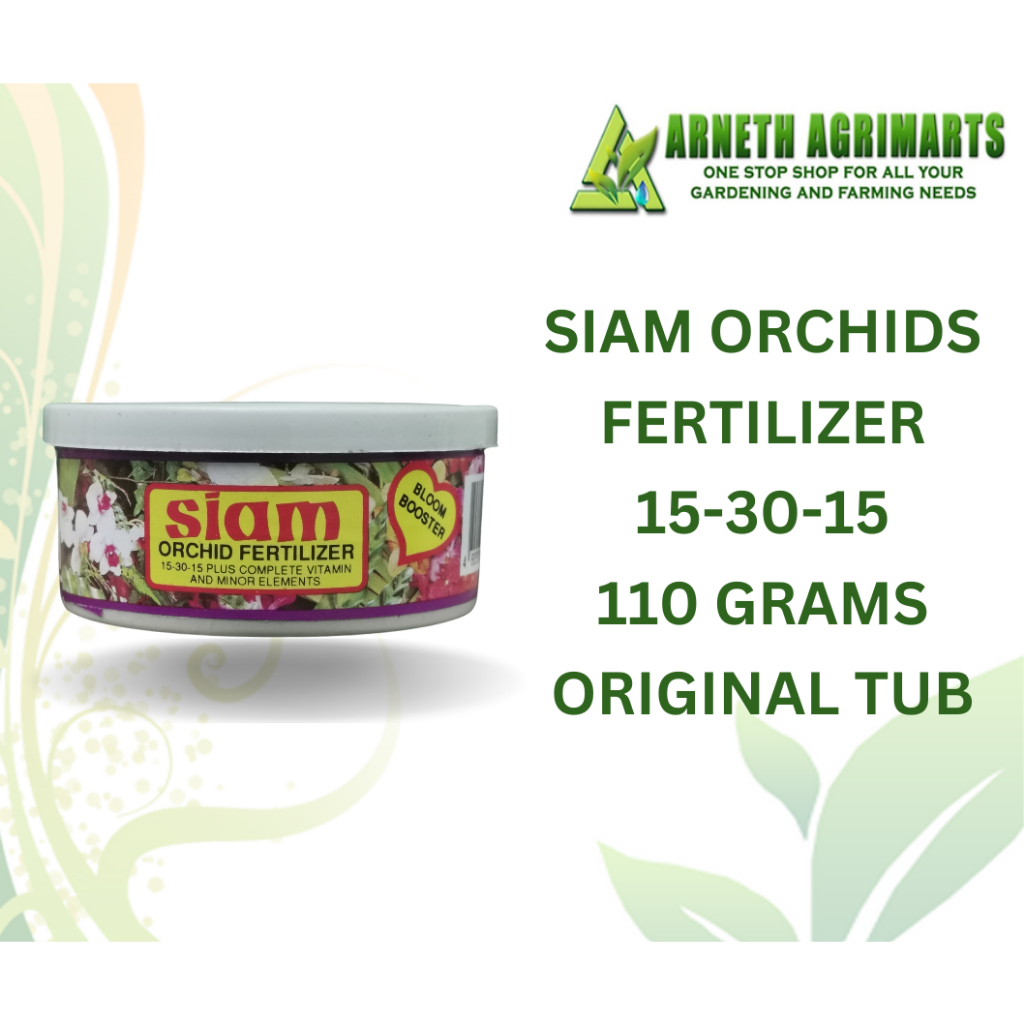ARNETH SIAM ORCHIDS FERTILIZER BLOOM BOOSTER (15-30-15) 100 grams ...