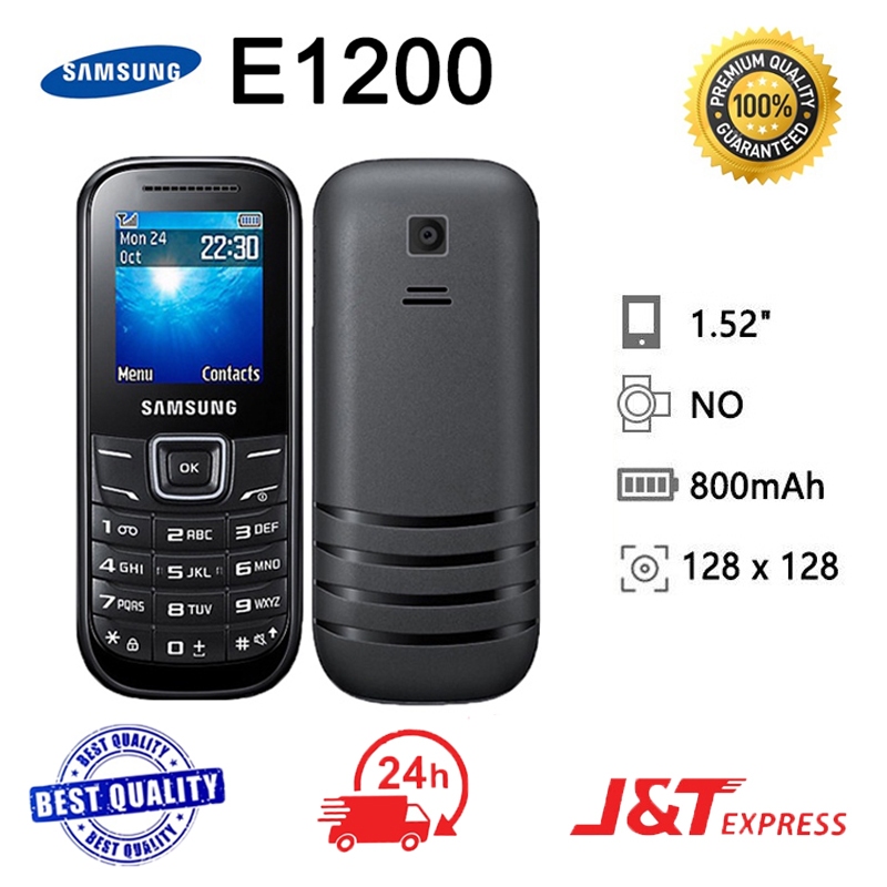 ORIGINAL GT-E1200 Keypad Phone GSM Standard Sim Keypad Basic Phone ...