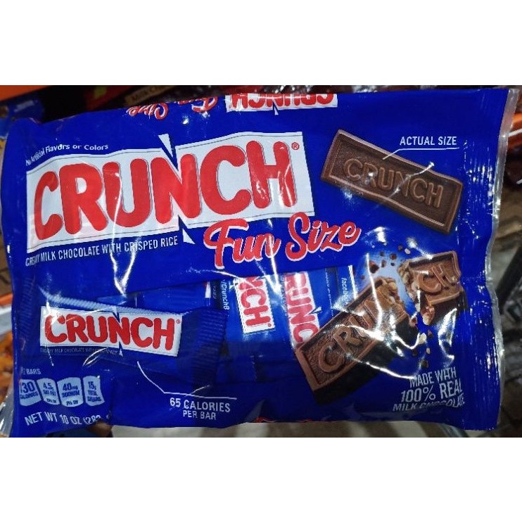 Nestle Crunch Fun Size Milk Chocolate Bars 283.4g | Shopee Philippines