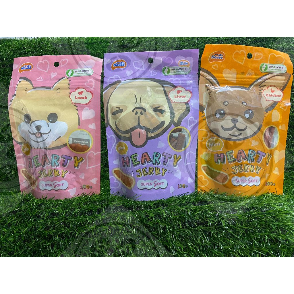 Novee Hearty Jerky Dog Treats 100g | Shopee Philippines
