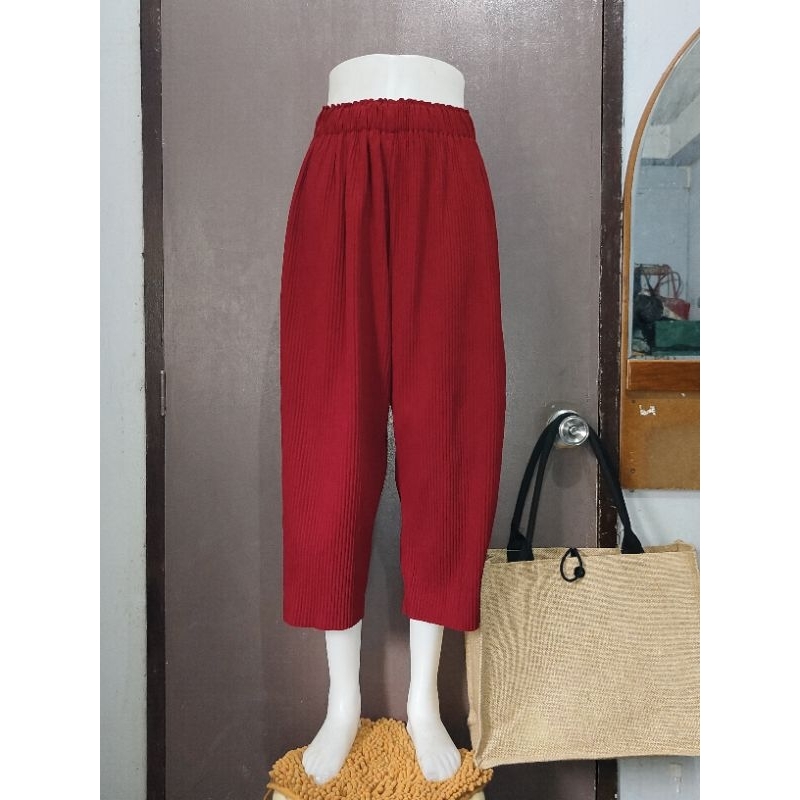 Summer Printed/Plain trousers Women's | Shopee Philippines