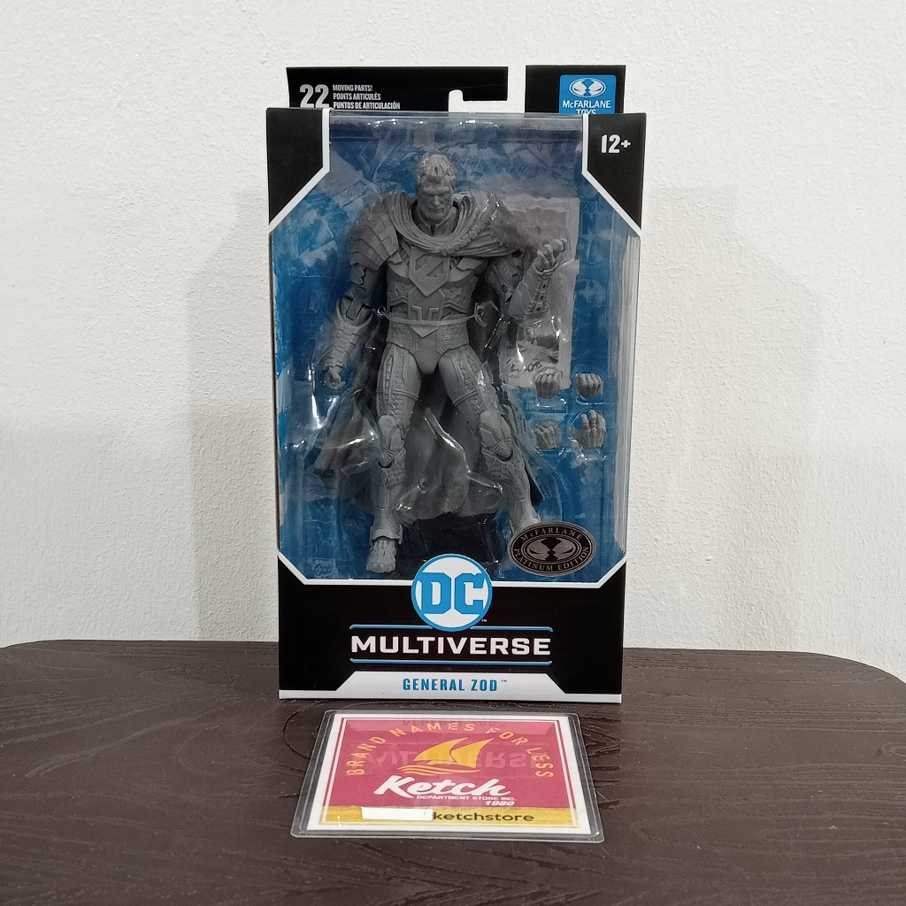 McFarlane DC Multiverse General Zod Rebirth Platinum action figure misb ...