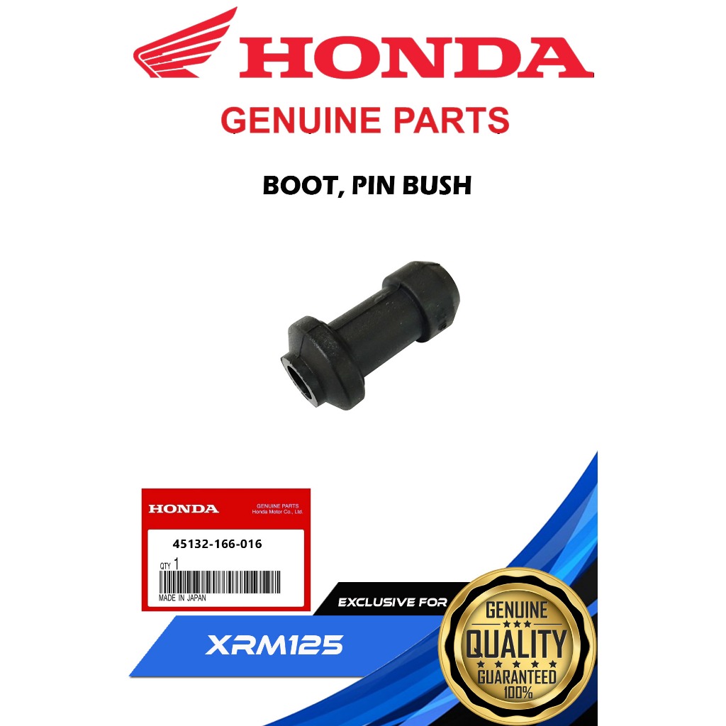 HONDA GENUINE BOOT, PIN BUSH FOR XRM 125 TRINITY ( 45132-166-016 ...
